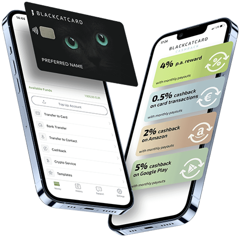 Order a free Blackcatcard payment card